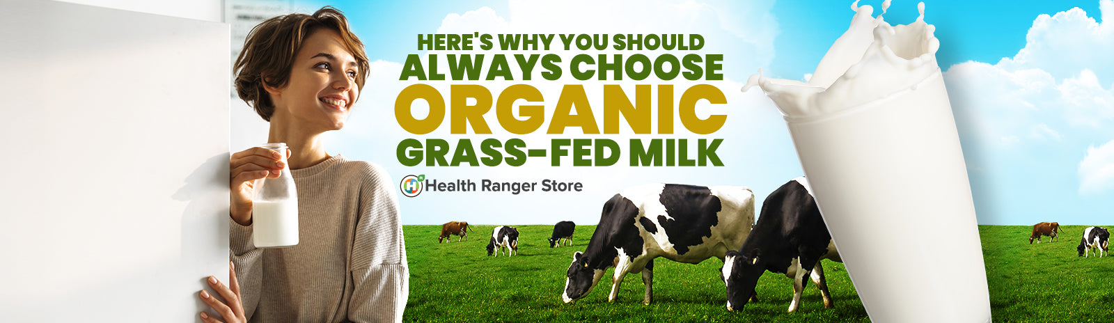 Reasons to choose organic grass fed milk – Health Ranger Store