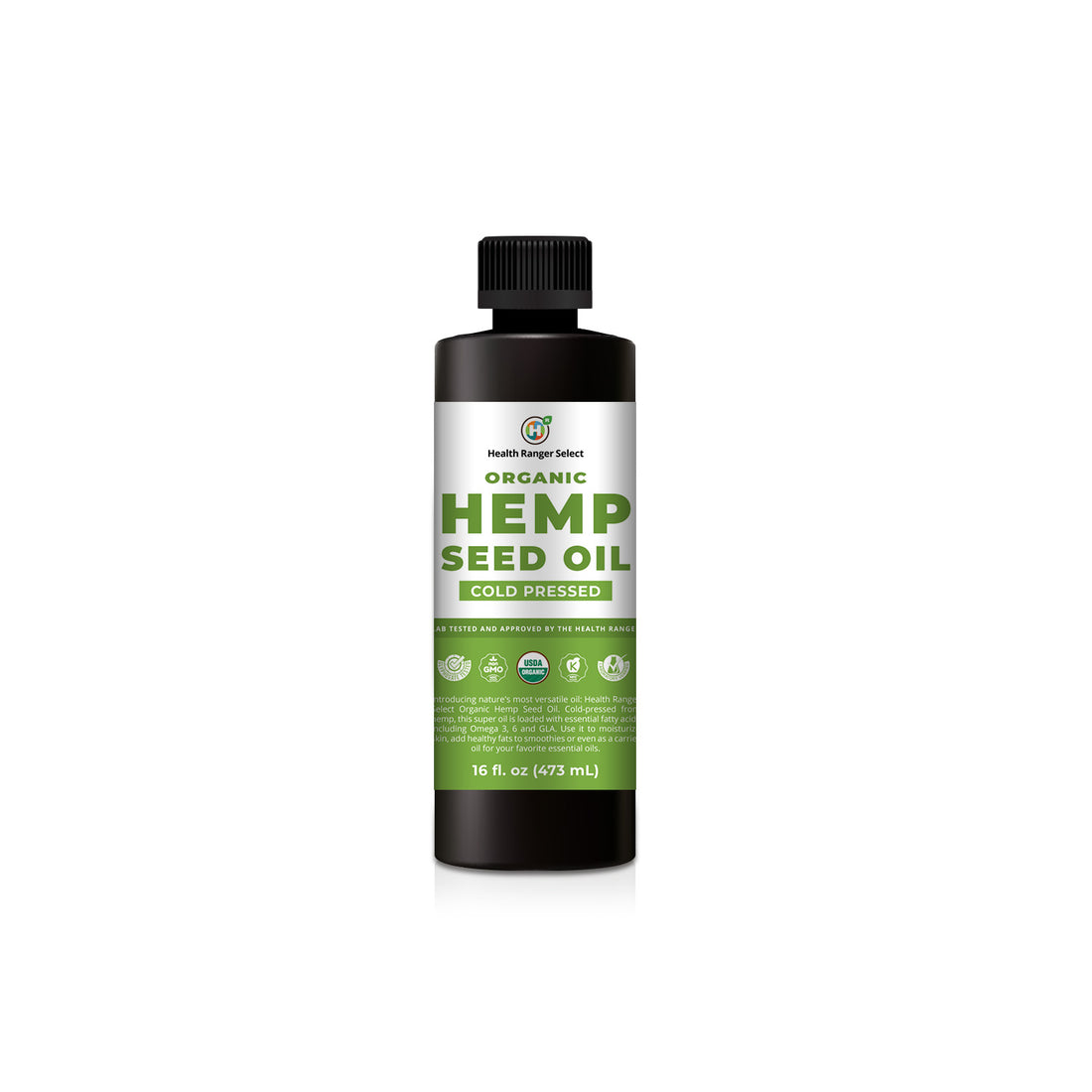Organic Hemp Seed Oil - Cold-Pressed 16 fl oz (473ml) – Health Ranger Store