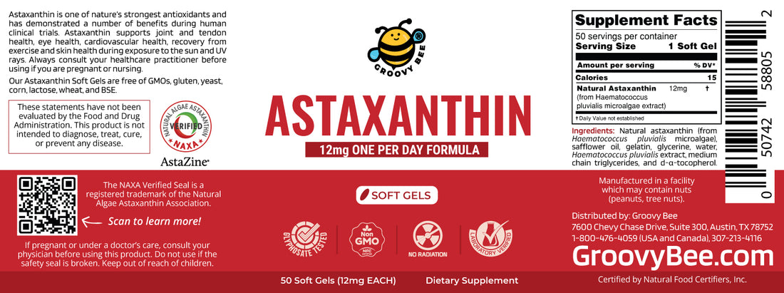 Astaxanthin 50 Softgels 12mg – Health Ranger Store
