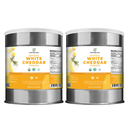 Organic White Cheddar Powder (40 oz, 1134g) #10 Can (2-Pack) – Health ...