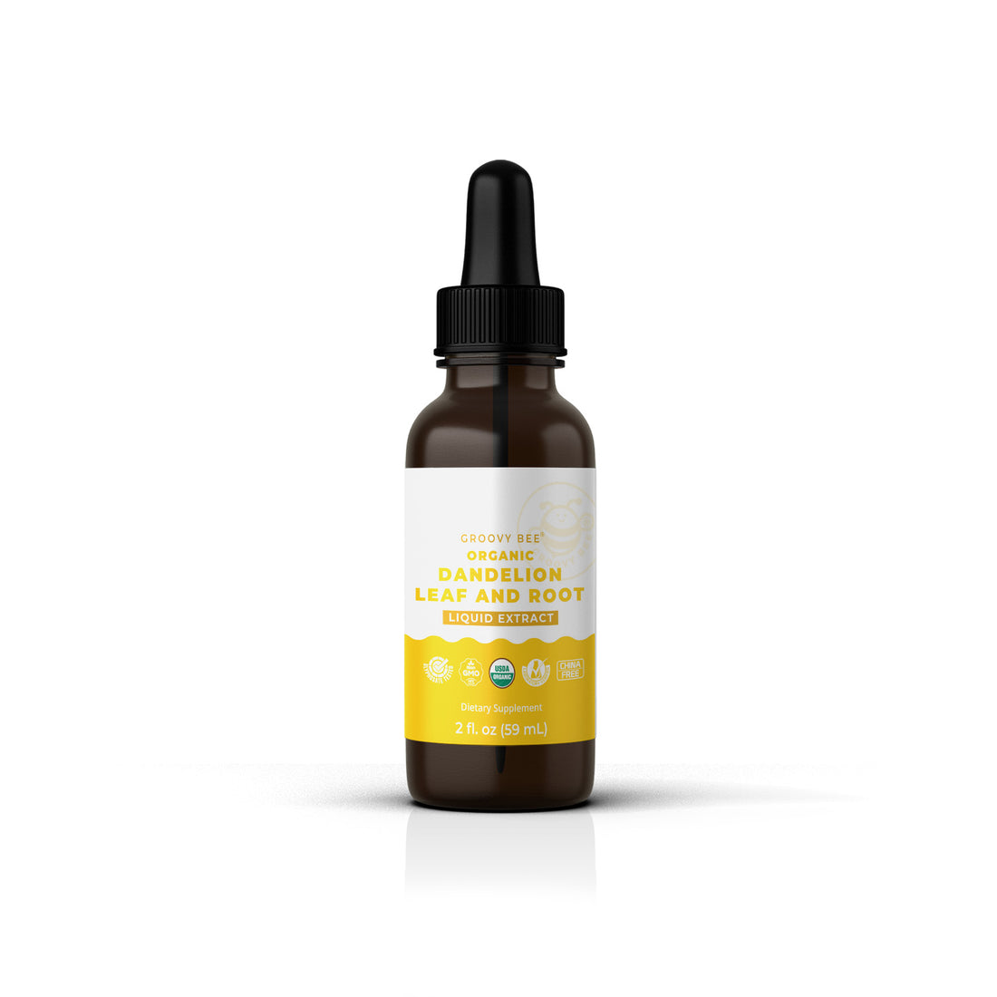 Organic Dandelion Leaf and Root Liquid Extract 2 fl. oz (59 ml ...