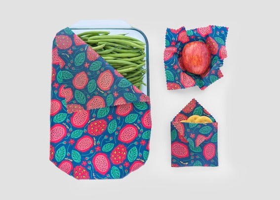 Beeswax Food Wrap - Dragonfruit Print – Health Ranger Store