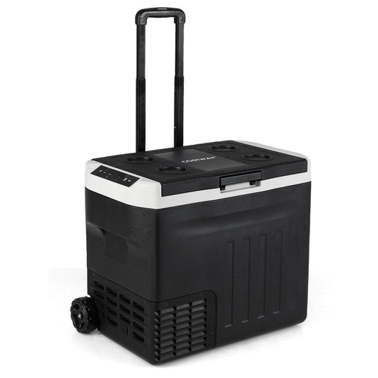 12V Car Refrigerator 42QT with Touch Panel and Removable Divider-L ...