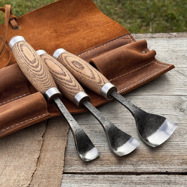 3-Piece Spoon Bent Gouge Set – Health Ranger Store