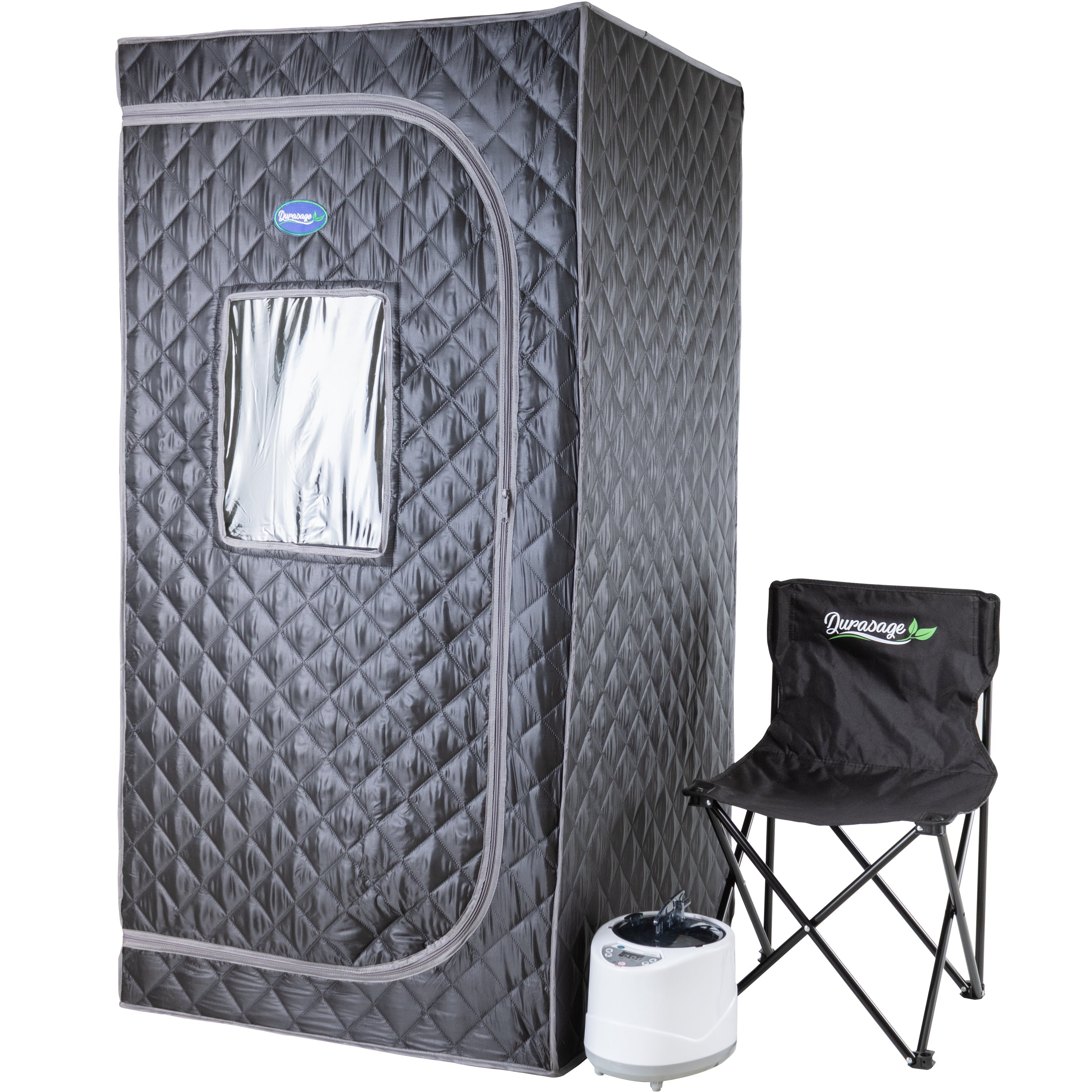 Durasage Portable Full Body Steam Sauna for at Home | 1200W 2.6L Steam ...