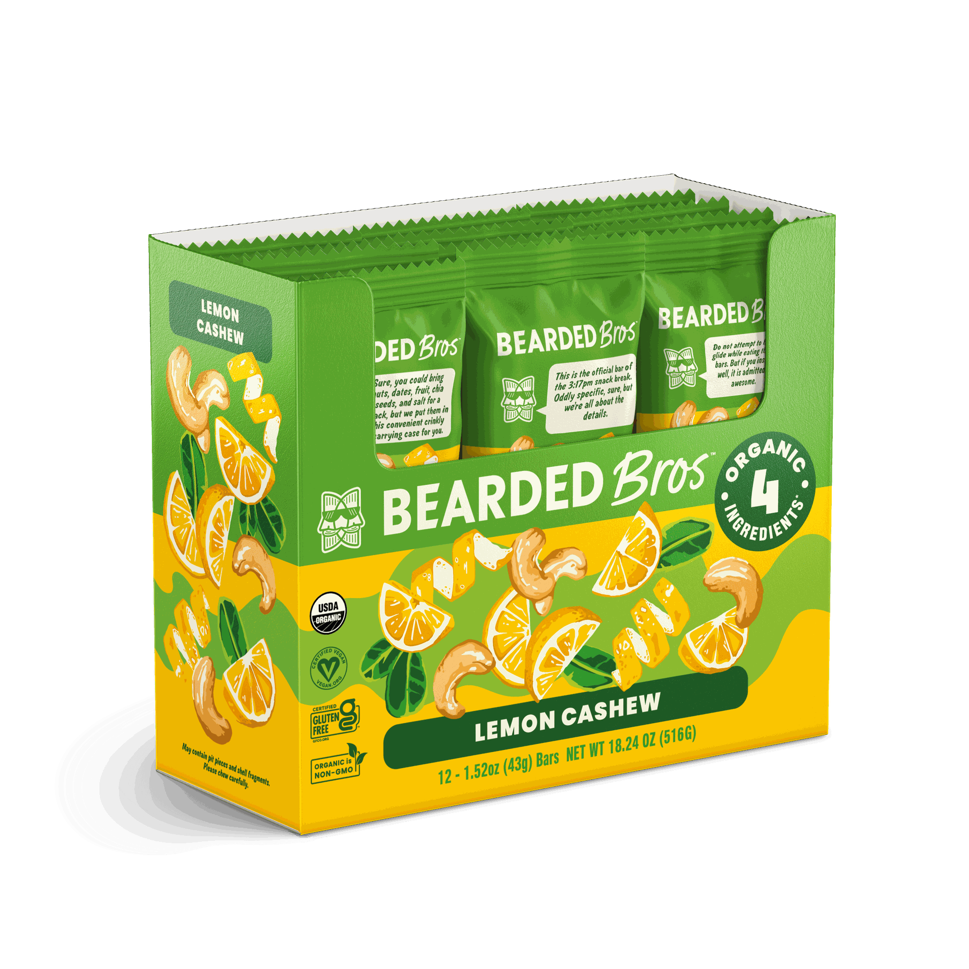 Luscious Lemon Cashew Craft Bars (12 Pack) – Health Ranger Store