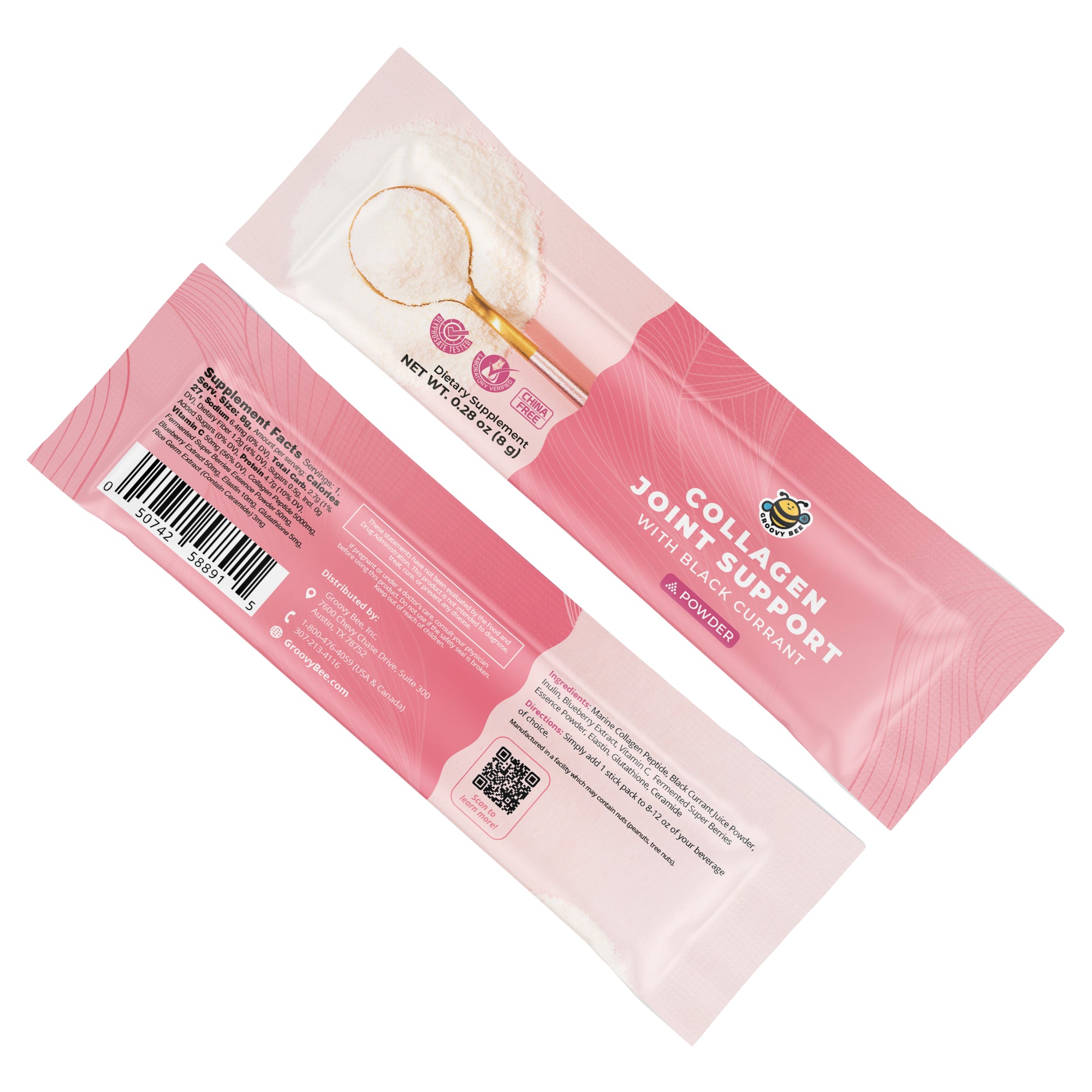 Collagen Joint Support with Black Currant (14 Stick Packs) 3.92 oz (11 ...