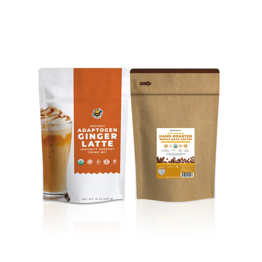 Organic Adaptogen Ginger Latte Kit – Health Ranger Store