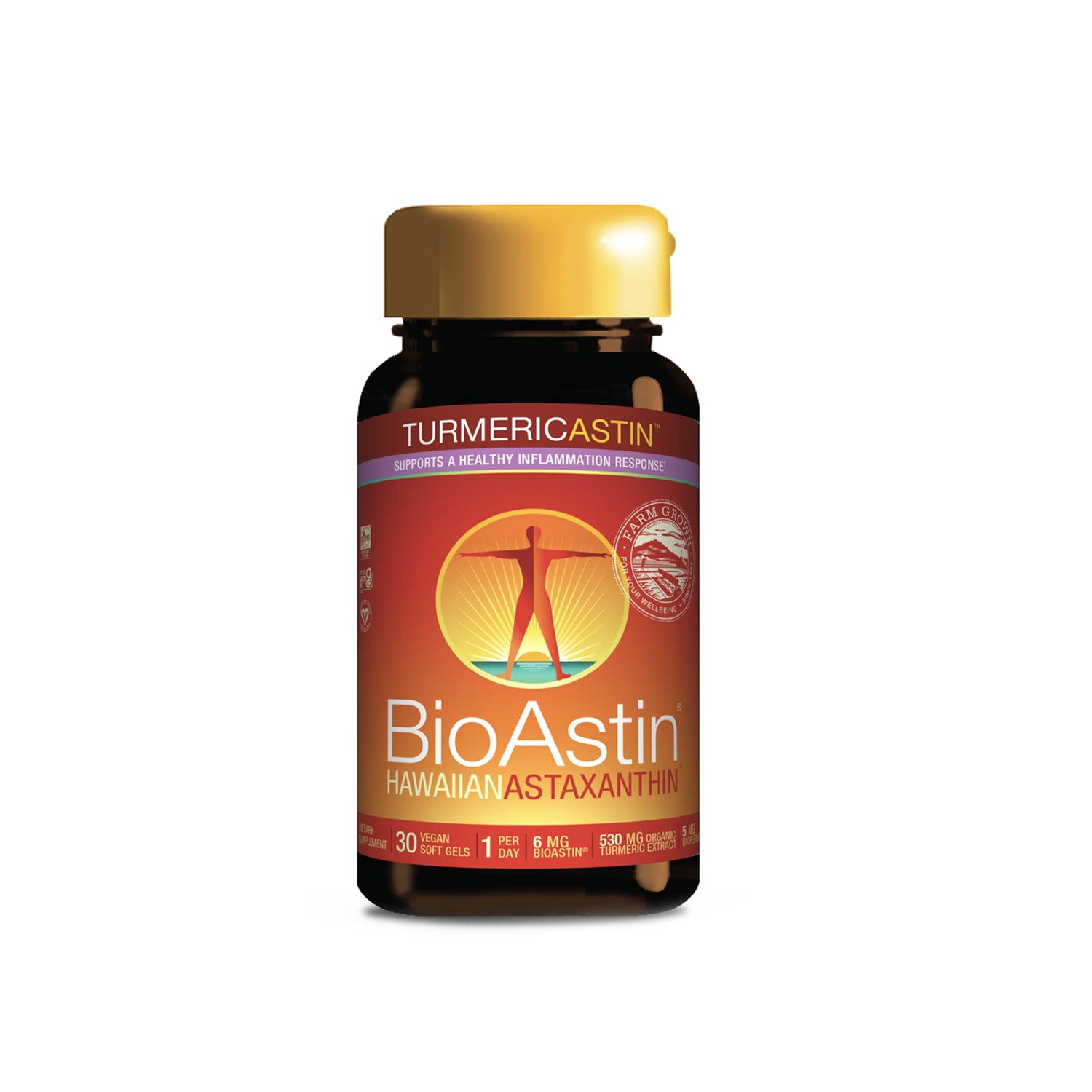 BioAstin TurmericAstin 6mg 30 Vegan Softgels – Health Ranger Store
