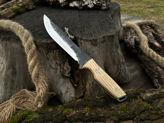 Hand-Forged Bushcraft Knife, 12 cm (4.72 inches) – Health Ranger Store