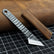 Hand-Forged Kiridashi Knife - Razor-Sharp Carbon Steel Blade with Leat ...