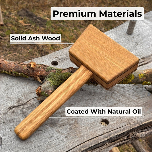 Quiet 23 oz Wooden Mallet (Mallet Tool) – Health Ranger Store