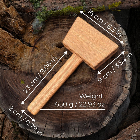 Quiet 23 oz Wooden Mallet (Mallet Tool) – Health Ranger Store