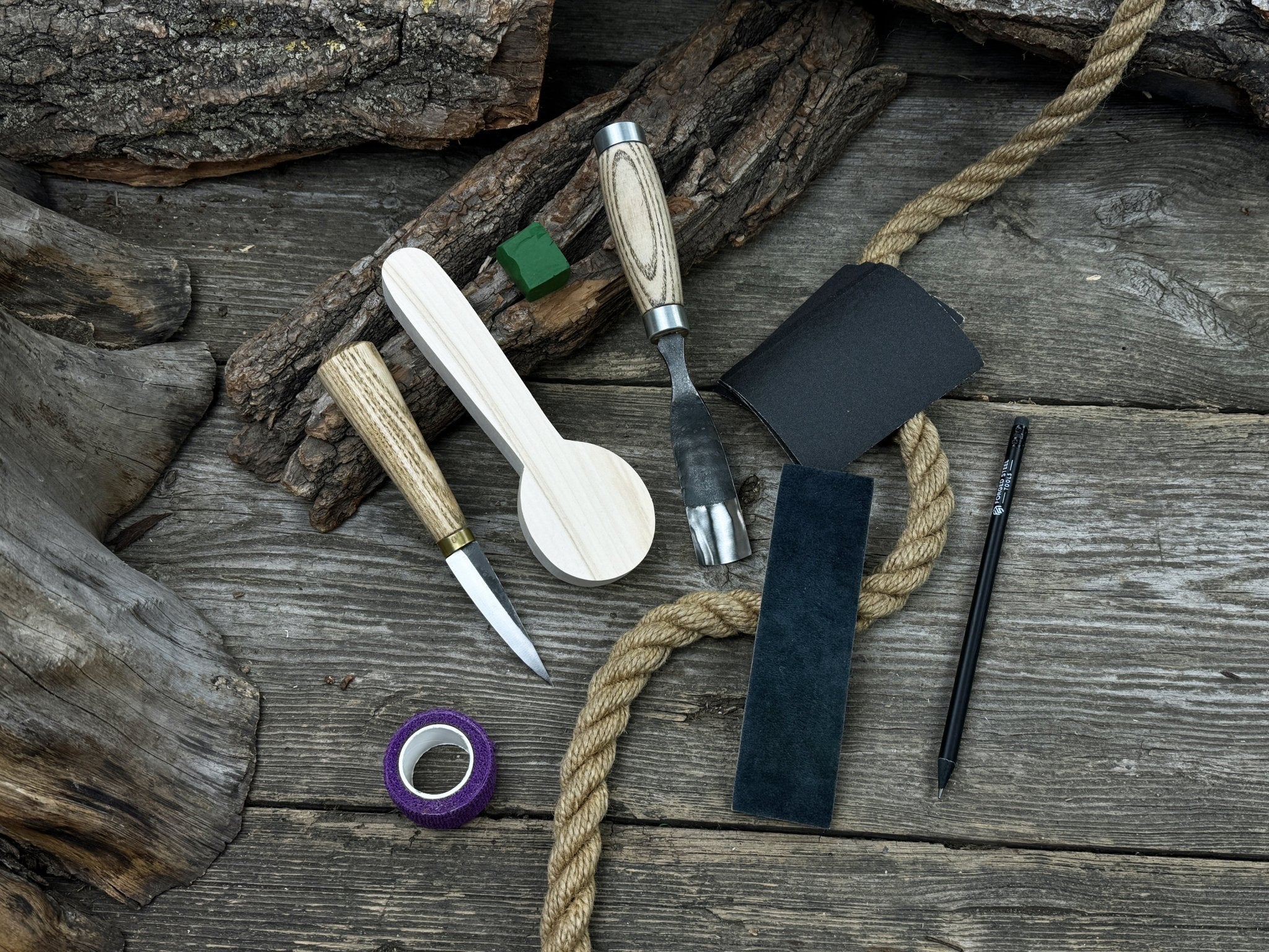 Spoon Carving Kit – Starter Carving Set for Hobbyists, Teens, Adults ...