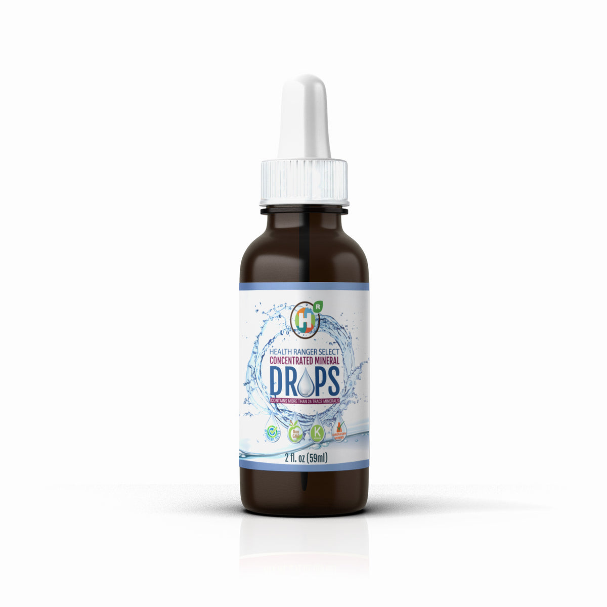 Concentrated Mineral Drops 2 fl oz (59ml) — Health Ranger Store