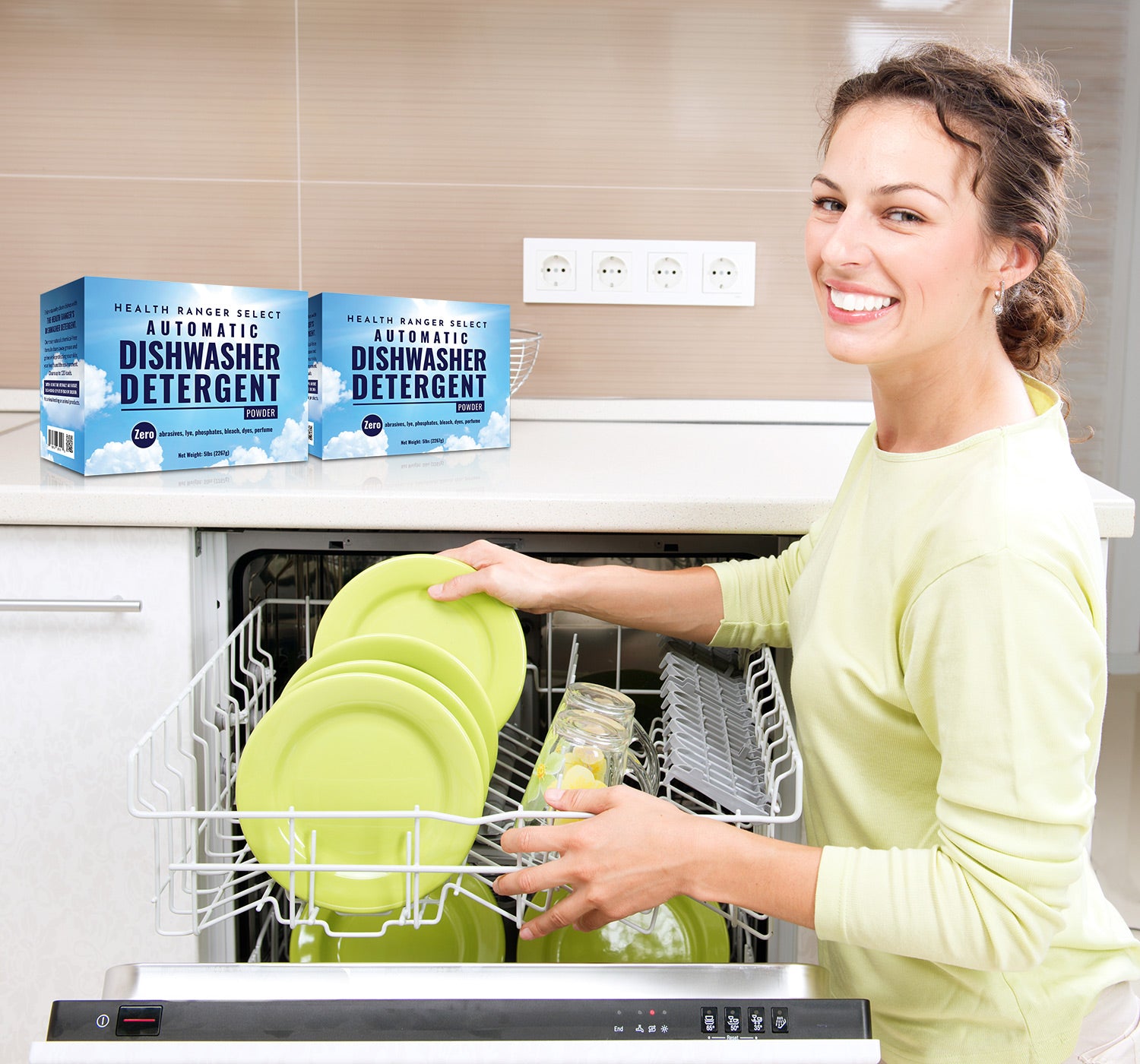 Automatic Dishwasher Detergent Powder 5lbs (2267g) (2-Pack) – Health ...