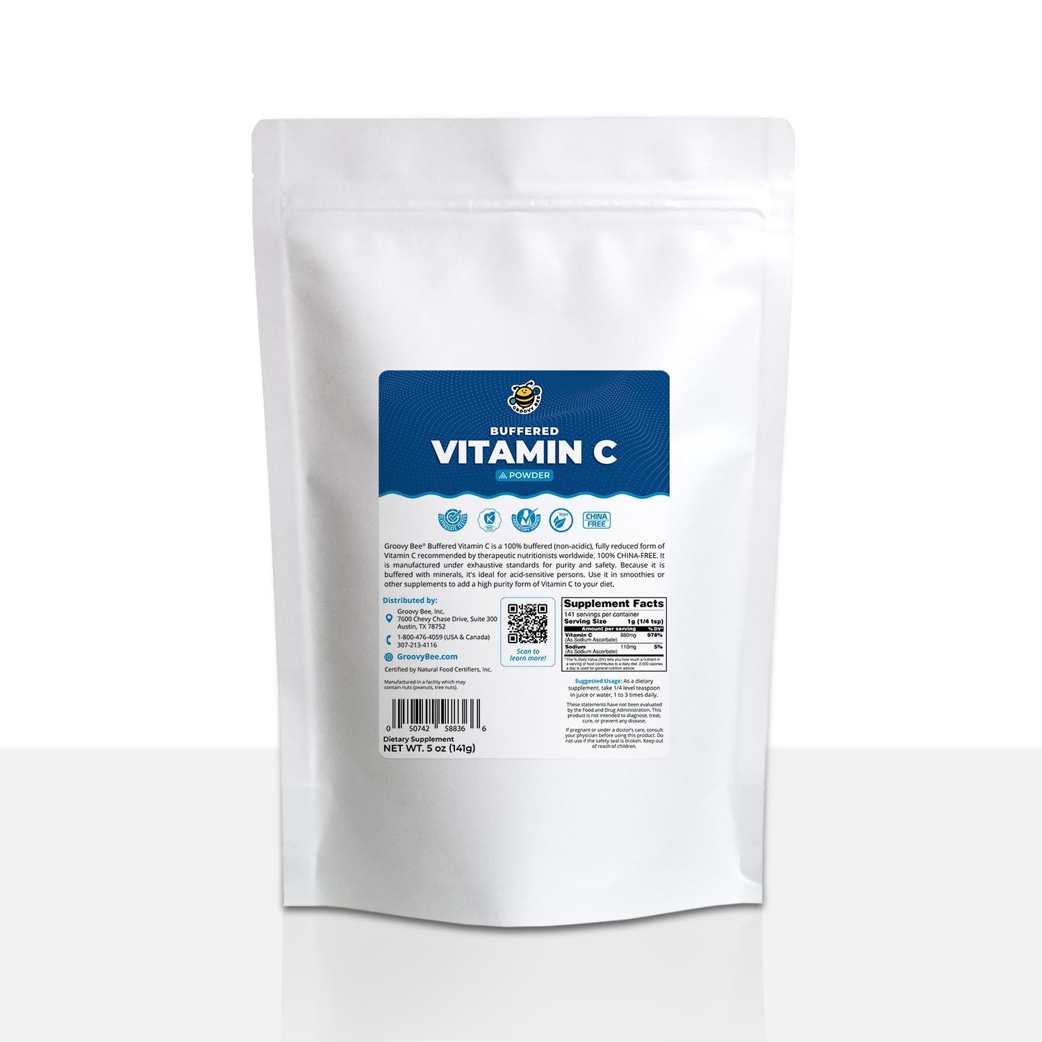 Buffered Vitamin C Powder 5 oz (141g) – Health Ranger Store